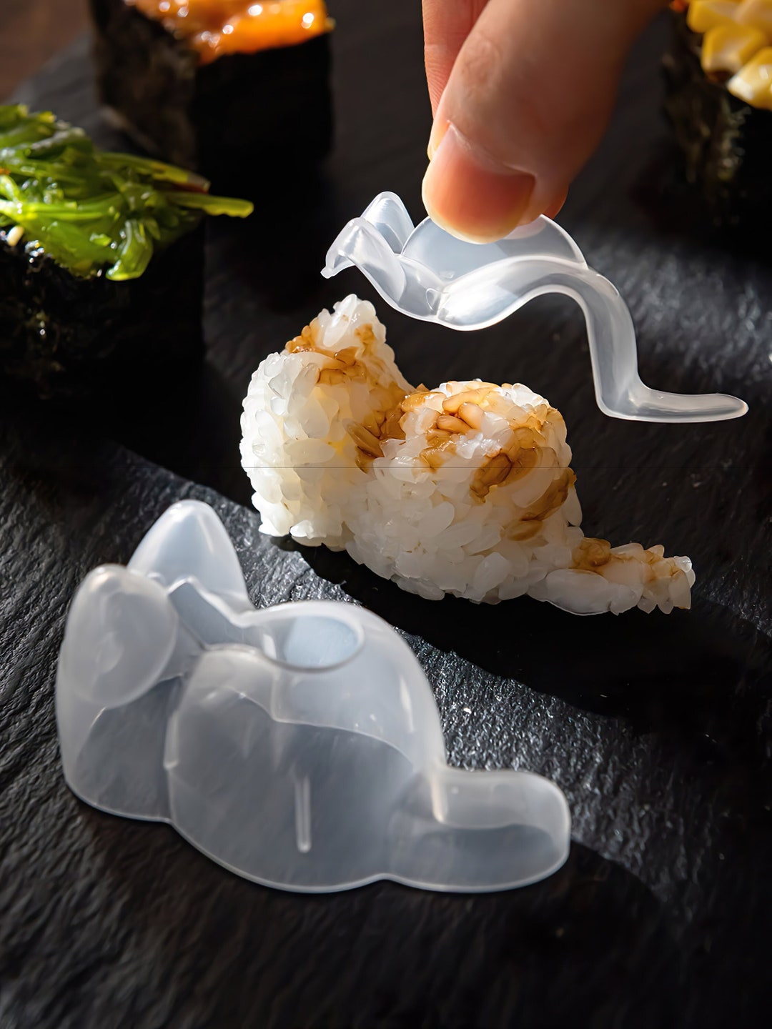 Cute Cat Sushi Molds Kitten Onigiri Mold DIY Sushi Molds - Etsy