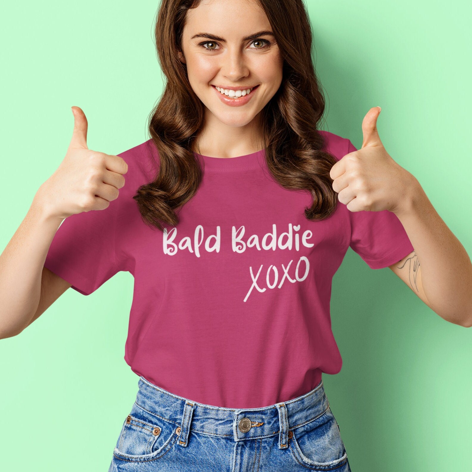 Alopecia Shirt Bald Baddie Shirt Alopecia Areata Gift for Alopecia ...
