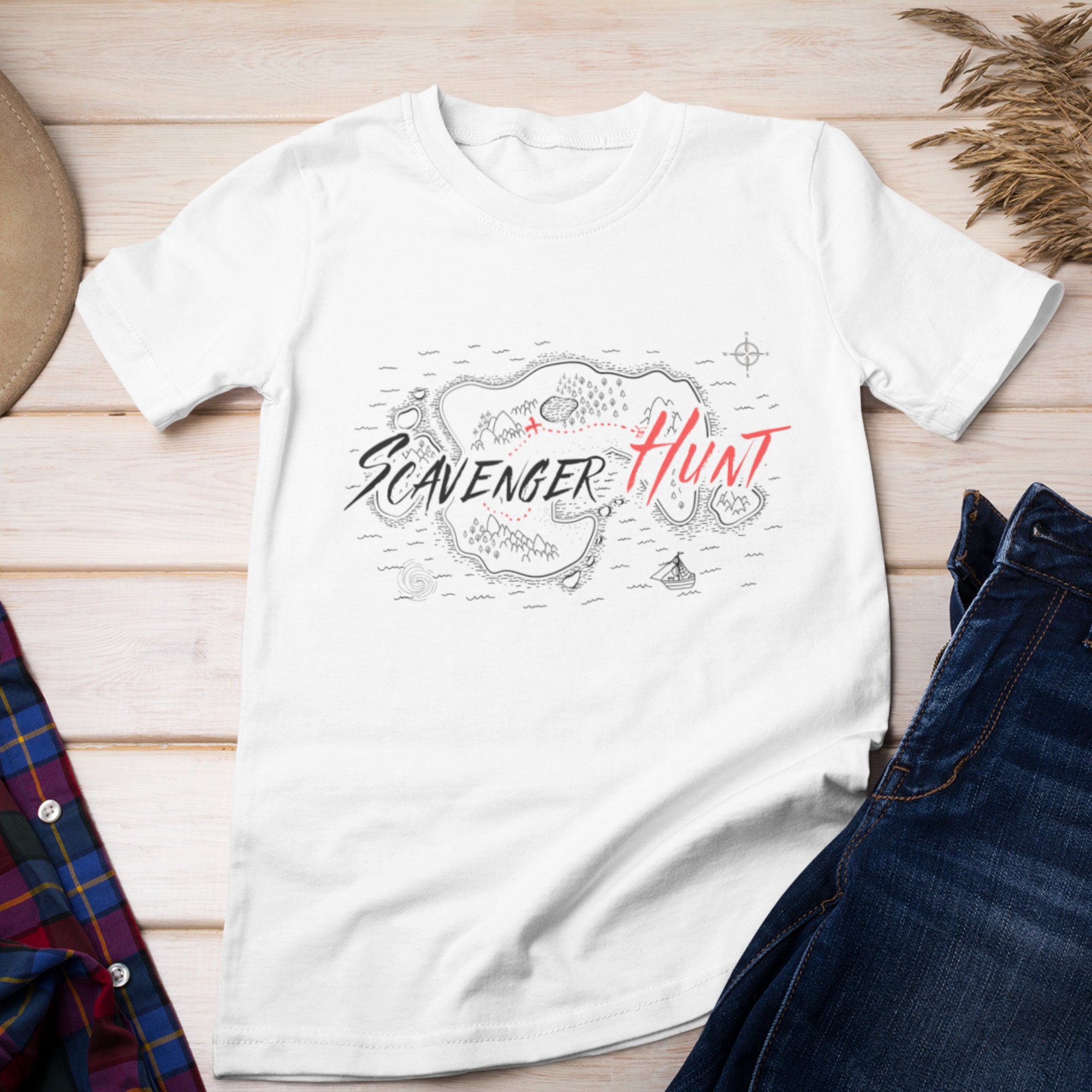 Scavenger Hunt Shirt Treasure Hunting Tshirts Scavenger Hunt Team ...