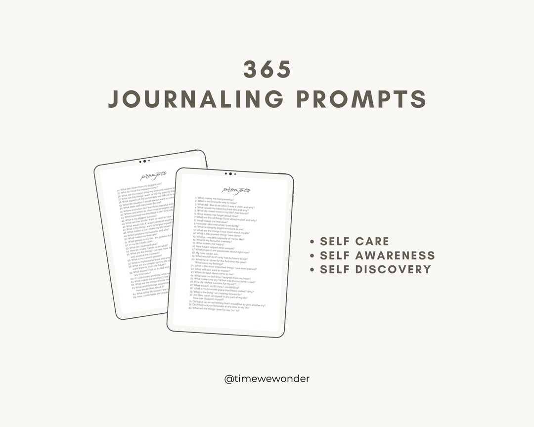365 JOURNAL PROMPTS for Daily Reflection, Personal Growth, and Creative ...