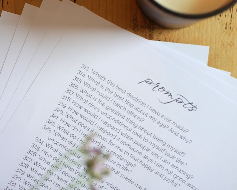 365 JOURNAL PROMPTS for Daily Reflection, Personal Growth, and Creative ...