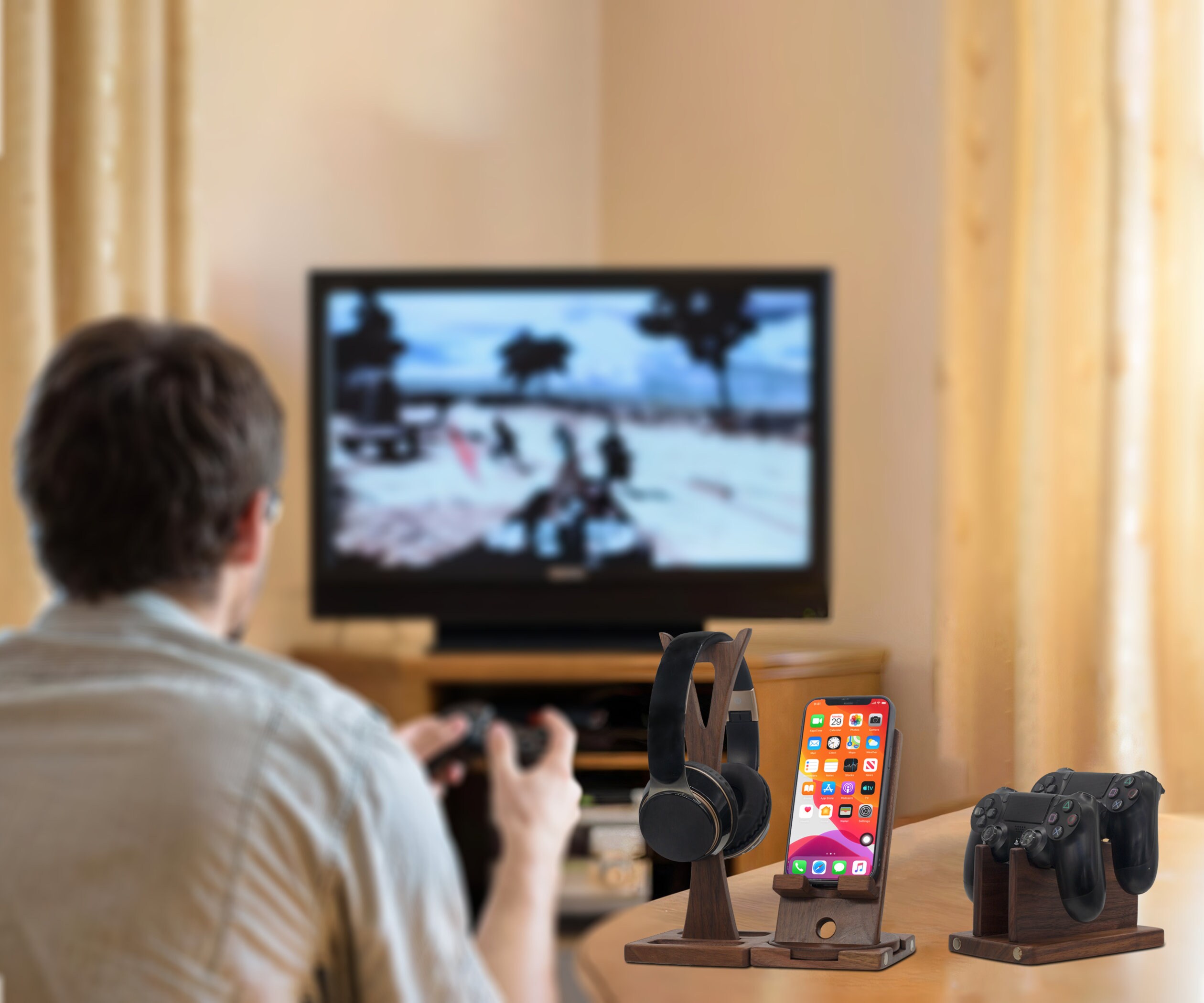 Gamer Gift for Teenage Boy With Video Game Silhouette. Personalized ...