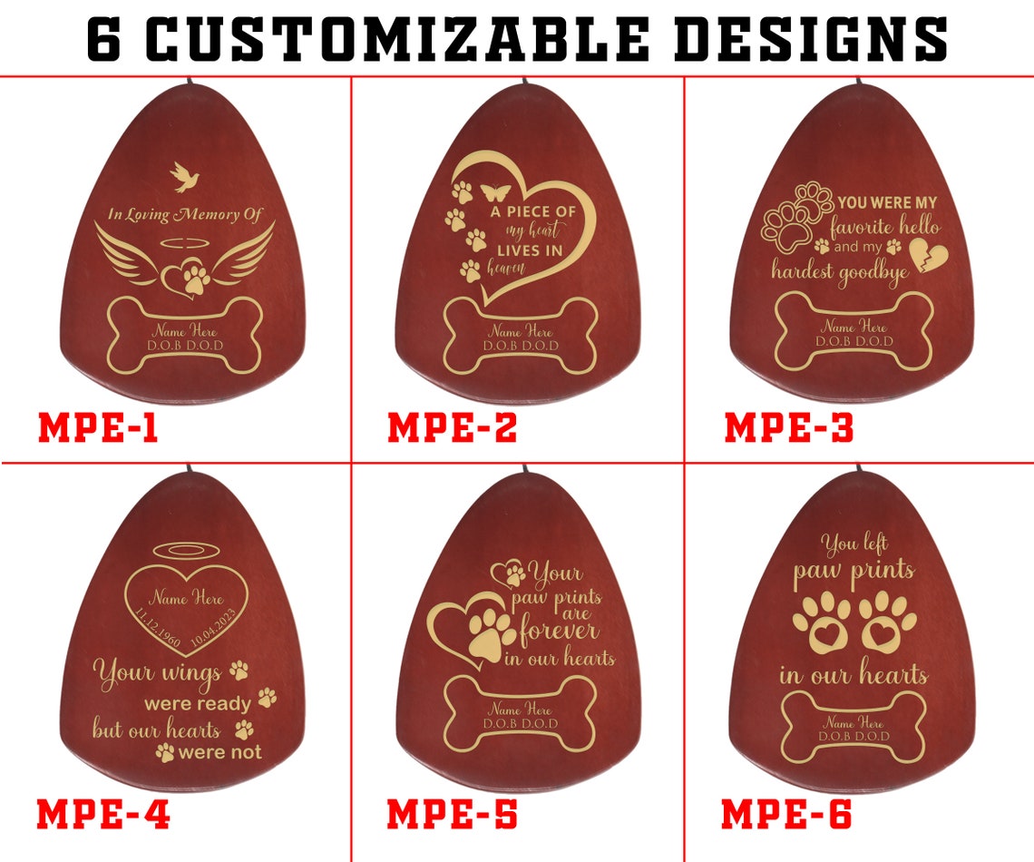 Personalized Loss of Dog Cat Gift, You Left Paw Prints in Our Hearts ...