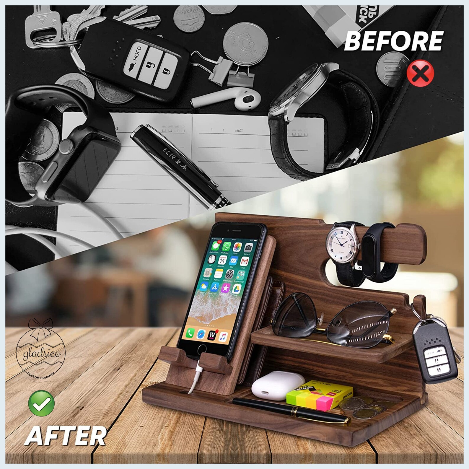 Gift for Hunter Personalized Docking Station, the Man the Myth the ...