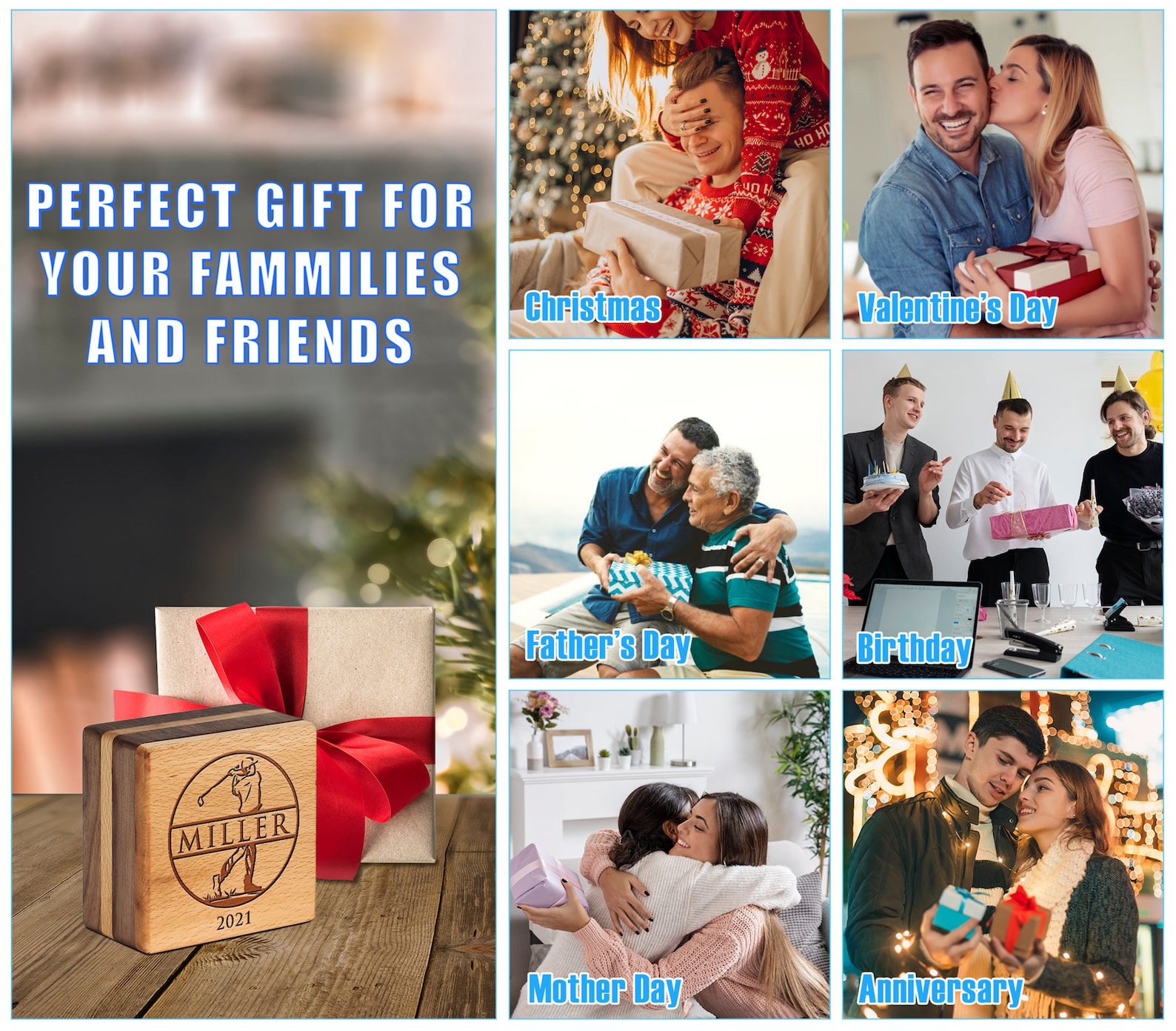 Custom Golf Gift Set on Valentine's Day Gift Personalized Golf Balls ...