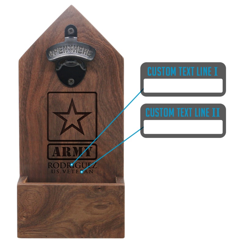 Gift for Military Beer Bottle Opener - Personalized Gift Idea for ...