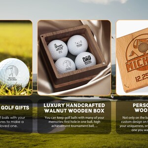 Custom Golf Gift Set on Valentine's Day Gift Personalized Golf Balls ...