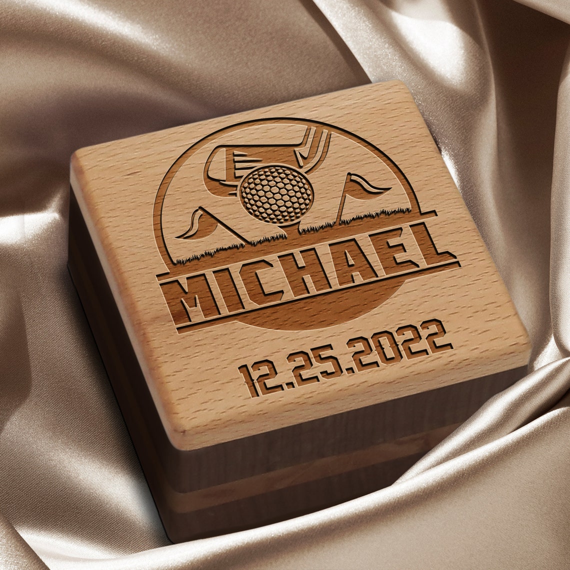 Custom Golf Gift Set on Valentine's Day Gift Personalized Golf Balls ...