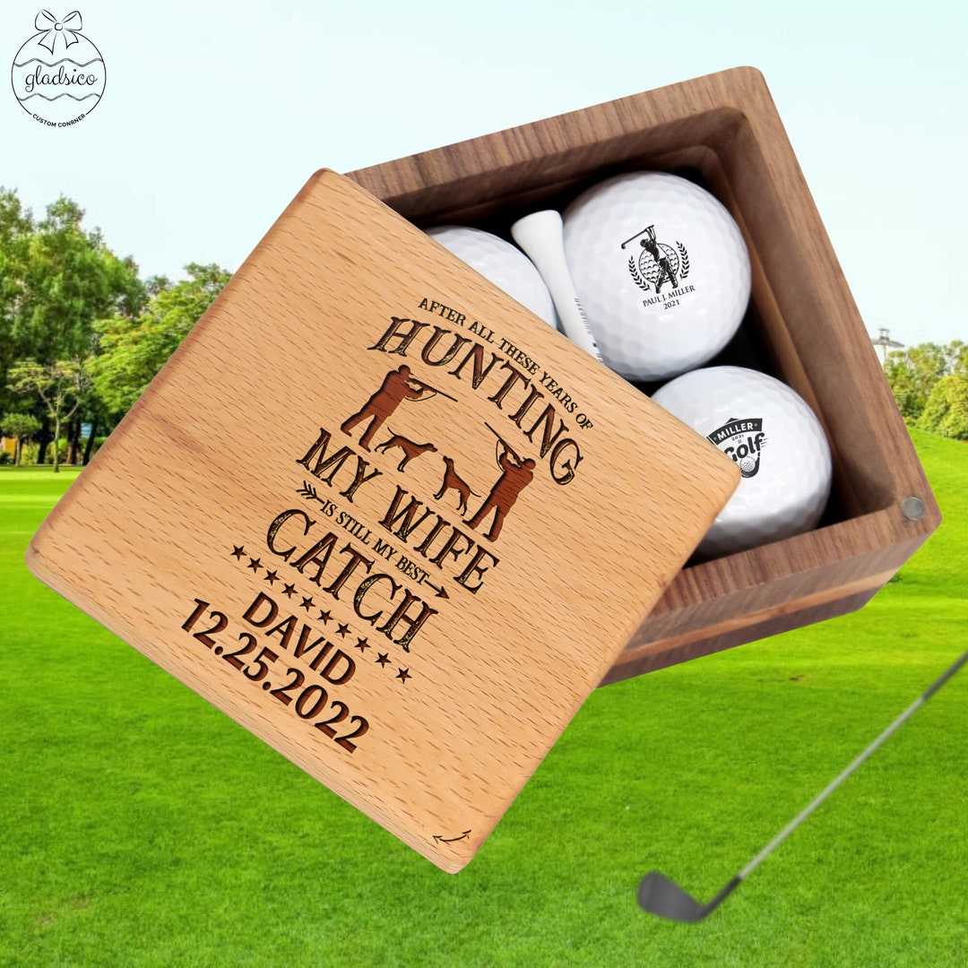 Funny Golf Gift for Hunter, After All These Years of Hunting My Wife is ...