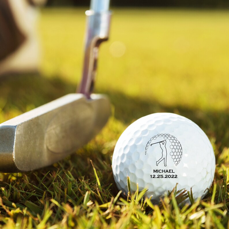 Custom Golf Gift Set on Valentine's Day Gift Personalized Golf Balls ...