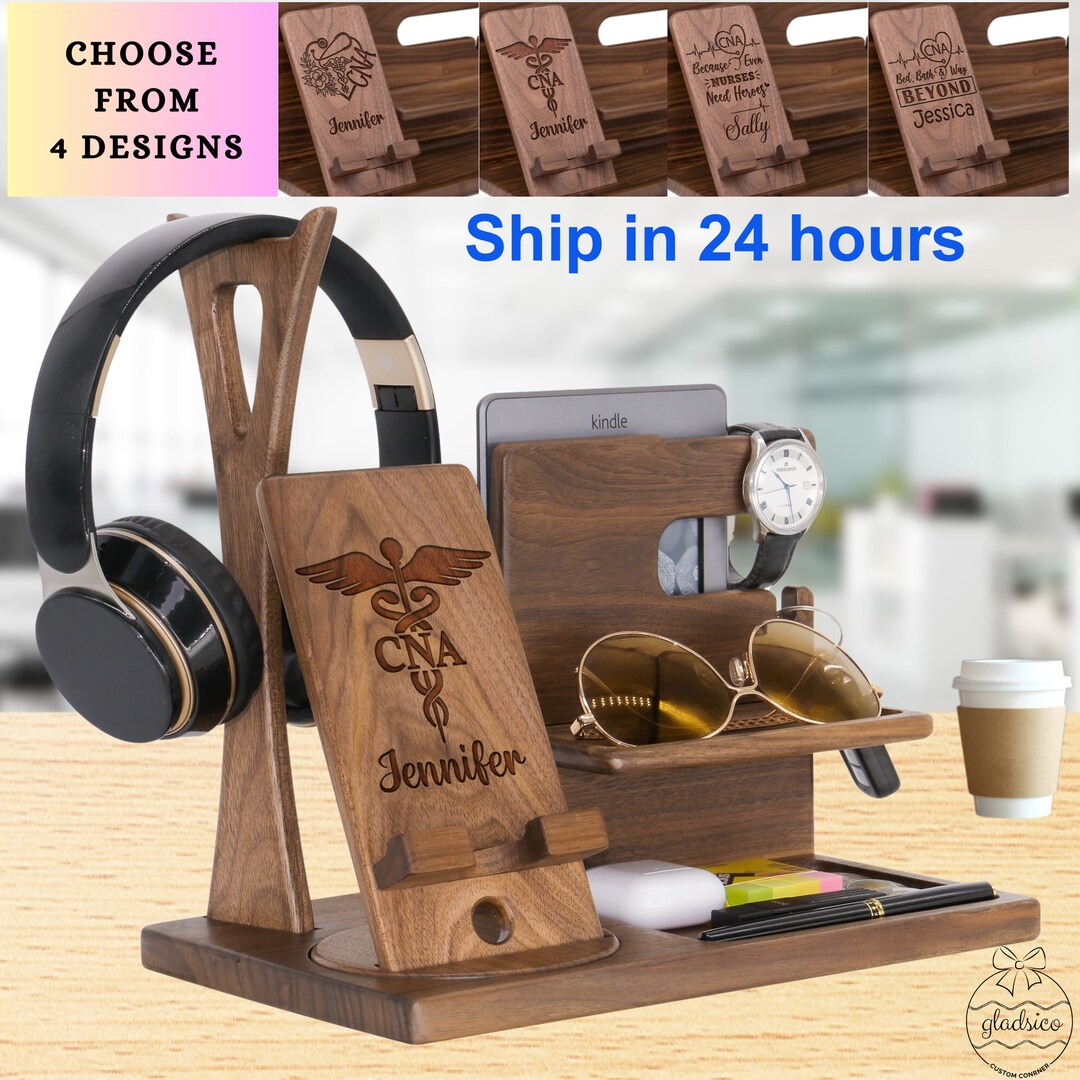 Nurse Assistant Headphone Stand for Multiple Devices. Men Docking ...