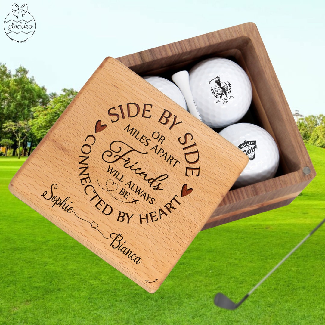 Golf Gift for Valentine Day - Personalized Golf Balls & Display Box ...