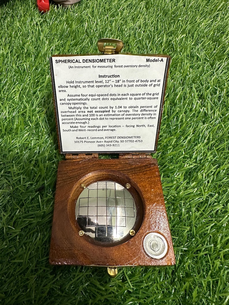 Spherical Crown Densiometer, Forestry Tool, Canopy Cover - Etsy