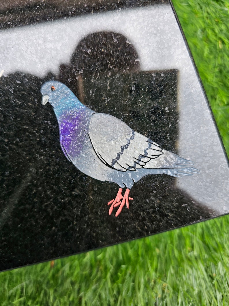 Personalised Granite Memorial Plaque Splayed Vase Flower Pot Holder ...