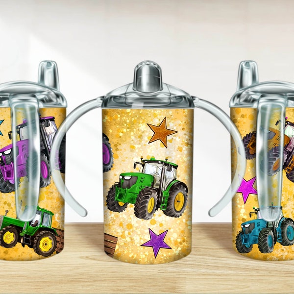 Tractor Sippy Cup Png - Etsy