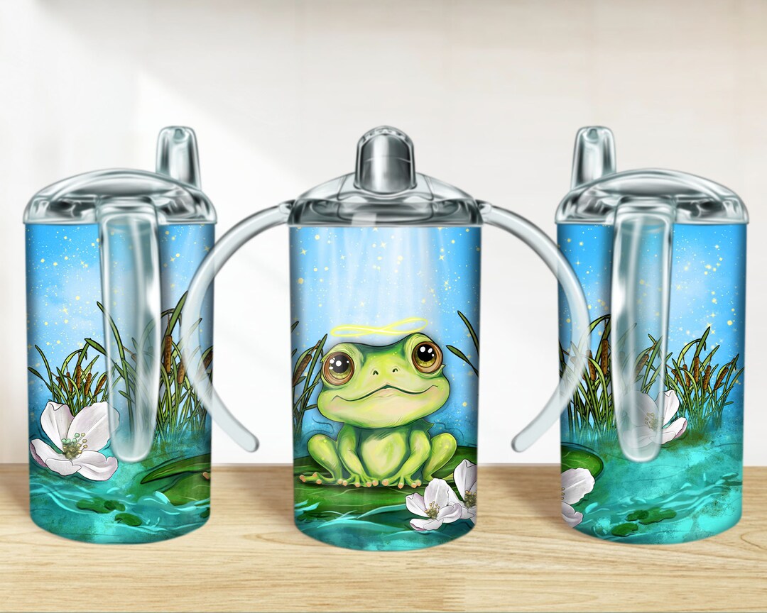 Frog 12 Oz Sippy Cup Png, Sippy Cup Designs, Sippy Cup Wrap Png, Cute ...