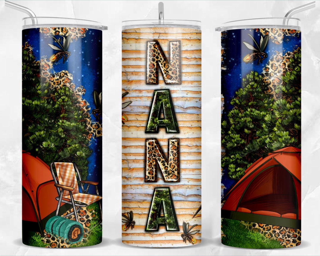 Camp Nana 20oz Skinny Tumbler Png, Mother's Day Png, Camp Life Png ...