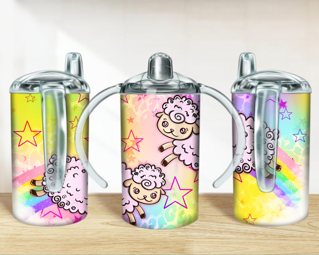 Sheep With Leopard 12 Oz Sippy Cup Png, Sippy Cup Designs, Sippy Cup ...