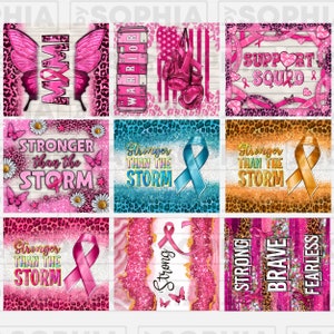 27 Cancer Tumbler Wrap Sublimation Designs, 20 Oz Skinny Tumbler Bundle ...