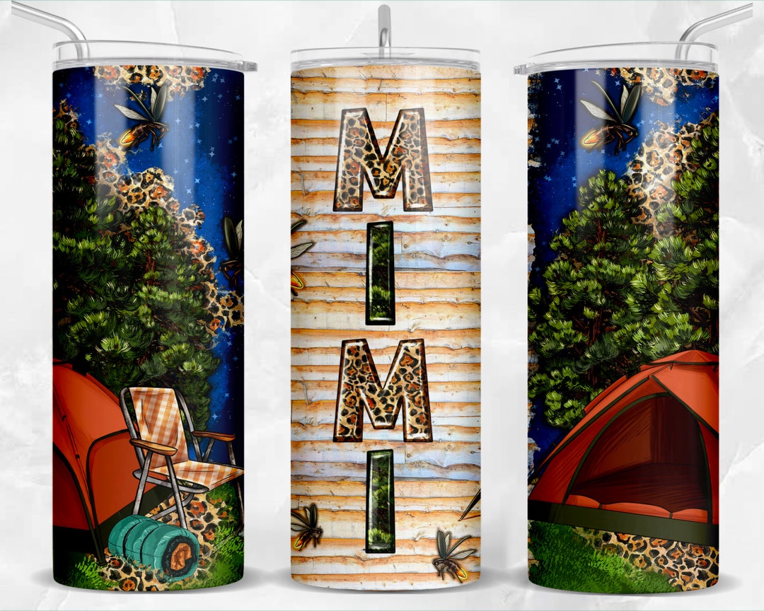 Camp Mimi 20oz Skinny Tumbler Png, Mother's Day Png, Camp Life Png ...