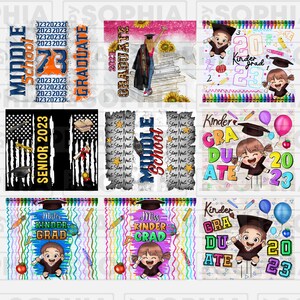 40 Graduation Tumbler Wrap Sublimation Designs 20 Oz Skinny - Etsy