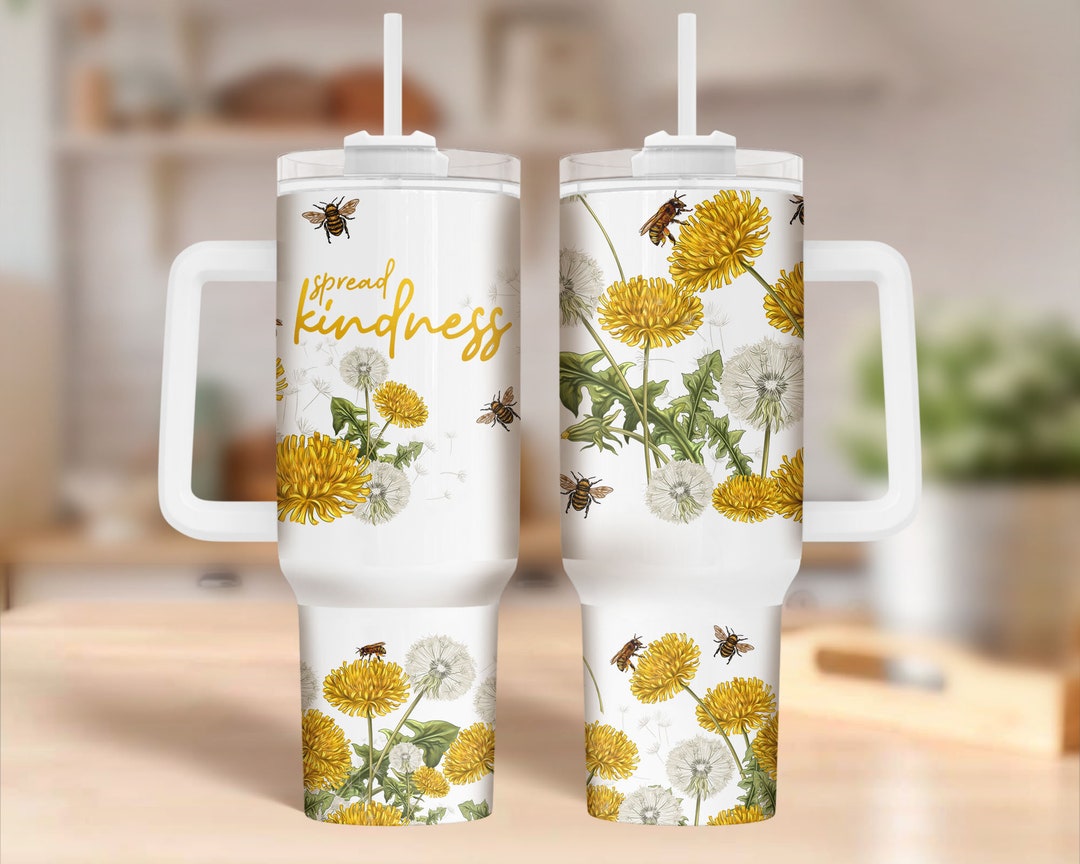 Spread Kindness 40 Oz Quencher Tumbler Png Sublimation Design Download ...