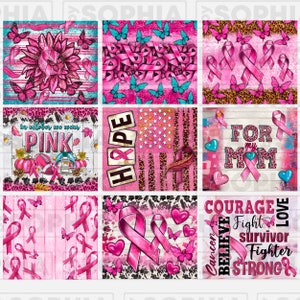 27 Cancer Tumbler Wrap Sublimation Designs, 20 Oz Skinny Tumbler Bundle ...