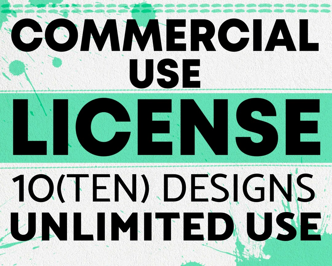 Commercial Use License for Small Businesses and Physical Products ...