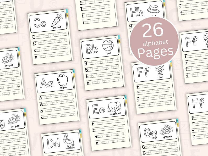 Alphabet ABC for iPad ABC for Kids Coloring iPad Book Alphabet for Kids ...