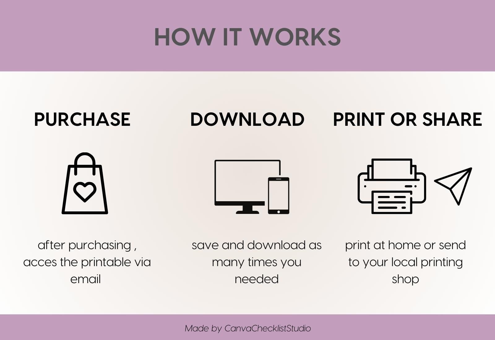 Printable and Fillable Daily Checklist Daily To-do List - Etsy