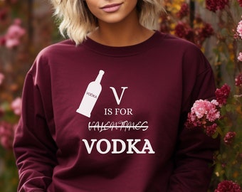 V is for Vodka SVG | Anti Valentine's Day, Vodka, Alcohol, Galentine's ...