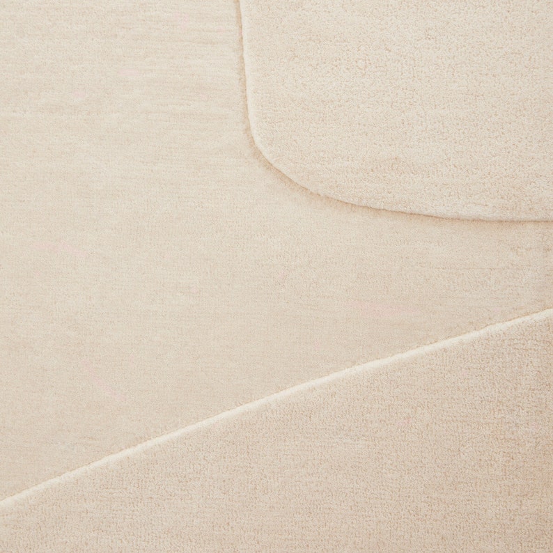 Scape Multi-level Cut Pile Hand-tufted Area Rug for Bedroom Aesthetic ...