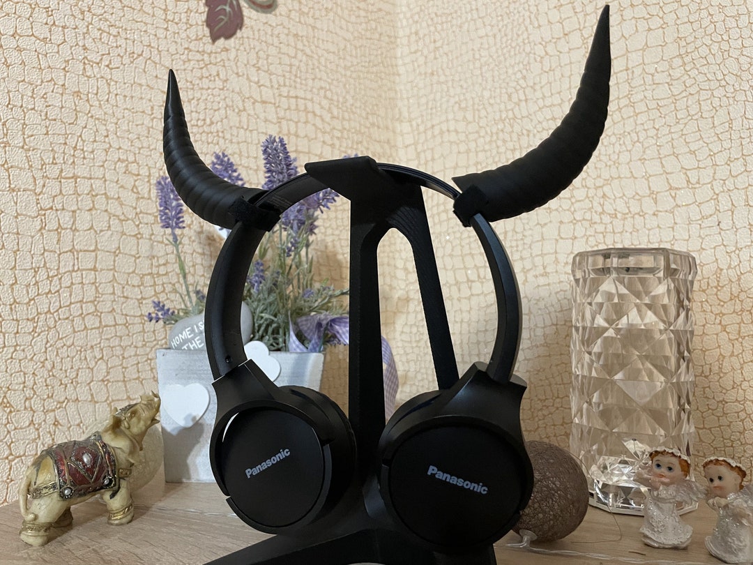Viking Horns Attachment for Headset Streaming Props Devil Demon Satan ...