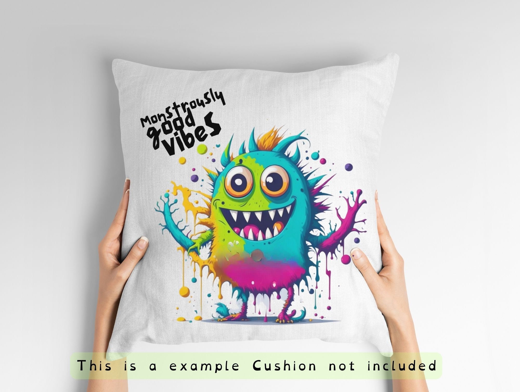 Monsters PNG SVG Splatter Monster Stickers Monster - Etsy