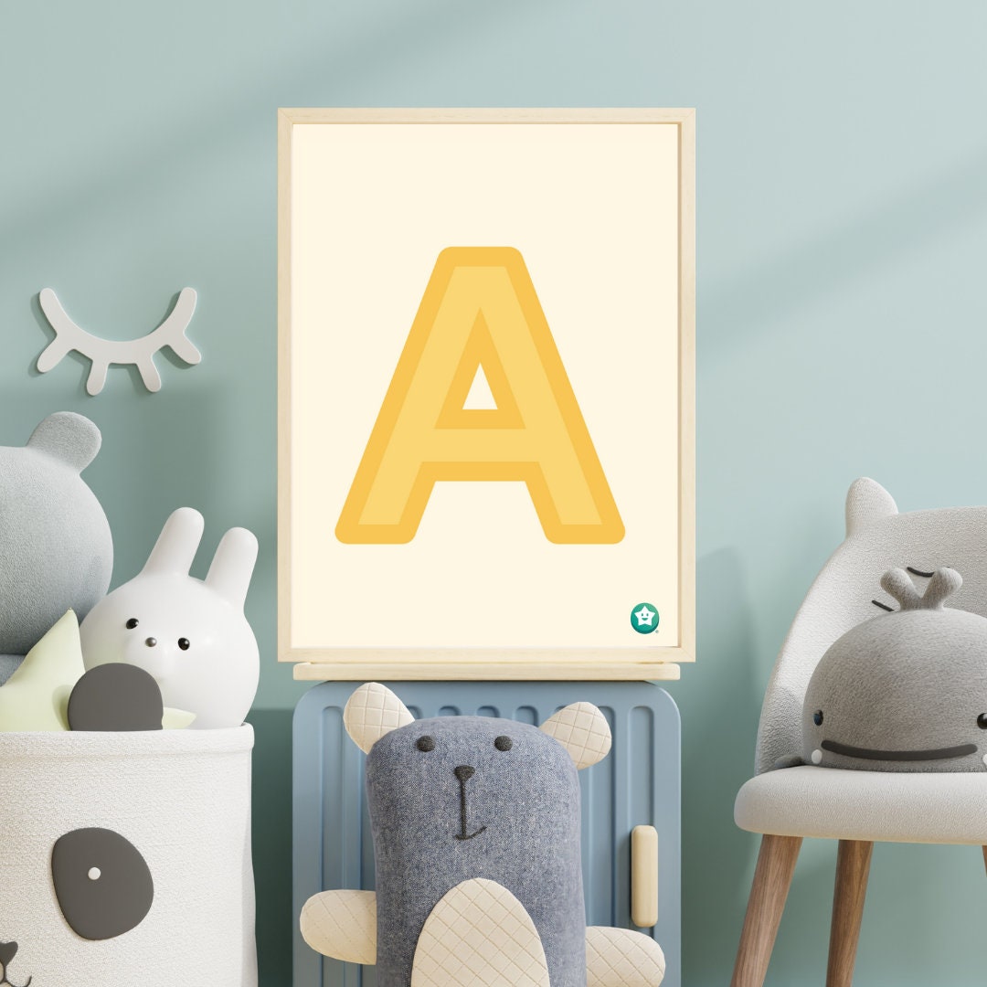 Fun ABC Digital Art Posters for Kids Classroom / Bedrooms / Playrooms ...