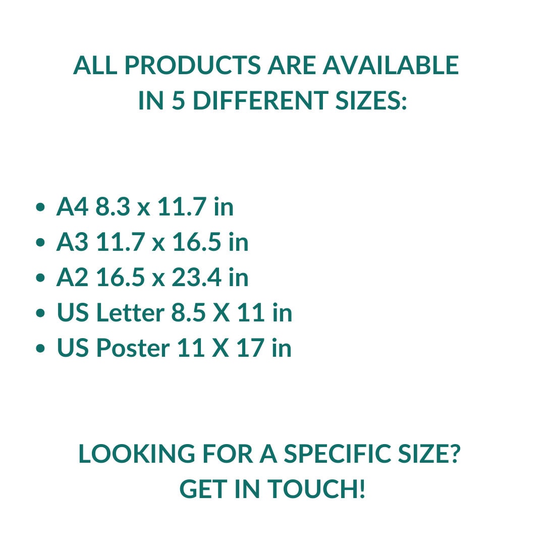 Fun ABC Digital Art Posters for Kids Classroom / Bedrooms / Playrooms ...