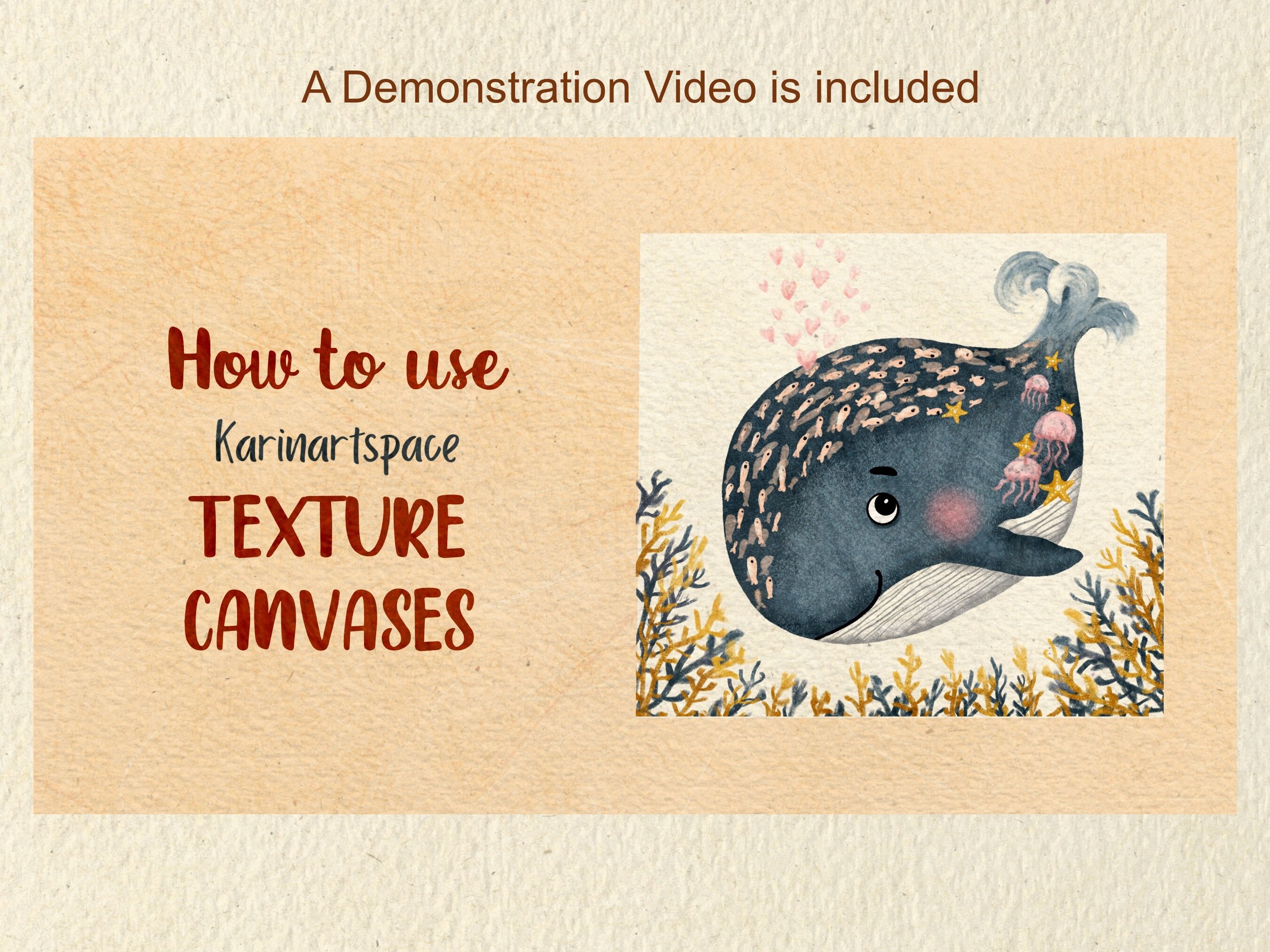 Karinartspace Texture Canvas for Procreate Paper Texture - Etsy