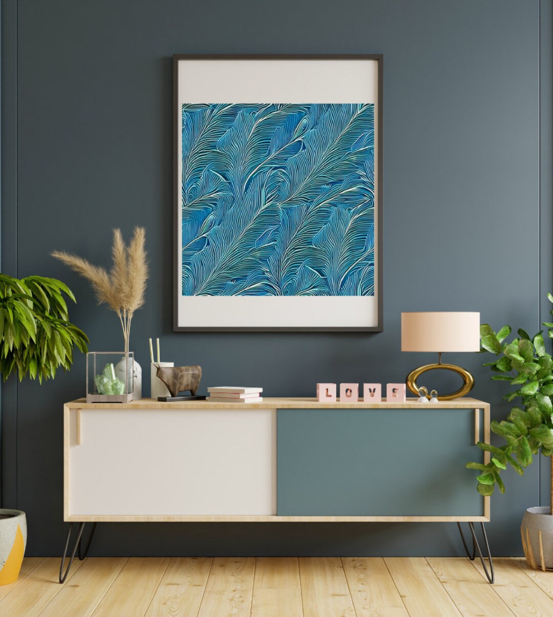 Feathers Pop Art Set - Etsy