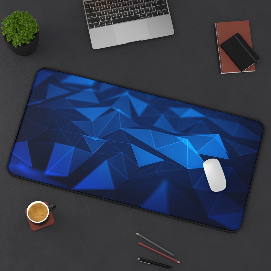 Bloody Blue Desk Mat, Anti-slip Mat, Desk Pad, Home Office Mat ...