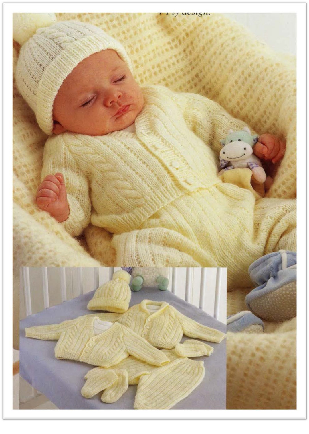 Baby Boy Girl Premature Cardigans- Trousers-hat, Mitts & Socks- 10 ...