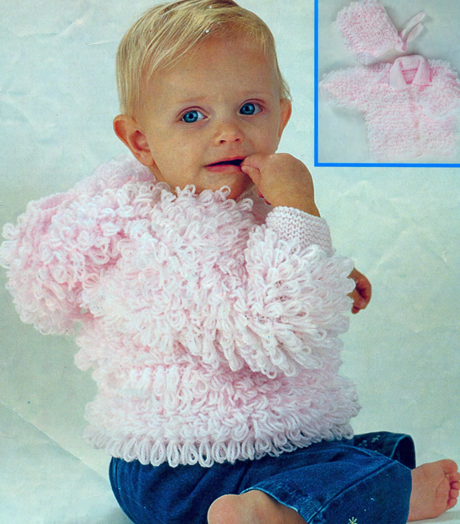 Baby Easy Loopy Cardigan-hooded Jacket~ Cardigan With Collar & Hat 2 ...