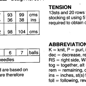 Very Easy Beginner Ladies Round & V Neck Top Vest Slipover 32"-38 ...