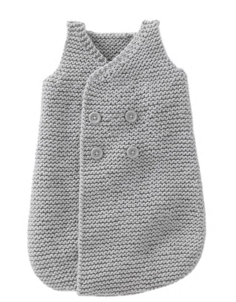 Easy Baby Garter Stitch Cocoon, Sleeping Bag- Bunting -chunky- Bulky 12 ...