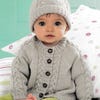 Easy Knit Dungarees and Sneakers Pattern in DK Wool- 3-12 Mths Download ...