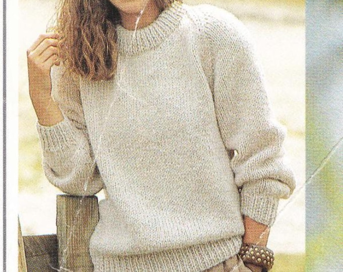 Chunky Mans Basketweave Chequered Raglan Jacket 38" - 52" Chunky 12 Ply ...