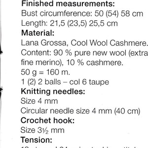 Baby Children's Plain Knit Tank Top Slipover With Pocket - 5 Ply Yarn ...
