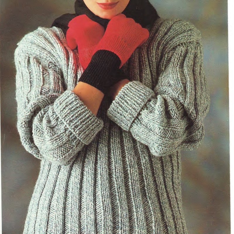 Bulky Sweater Pattern - Etsy