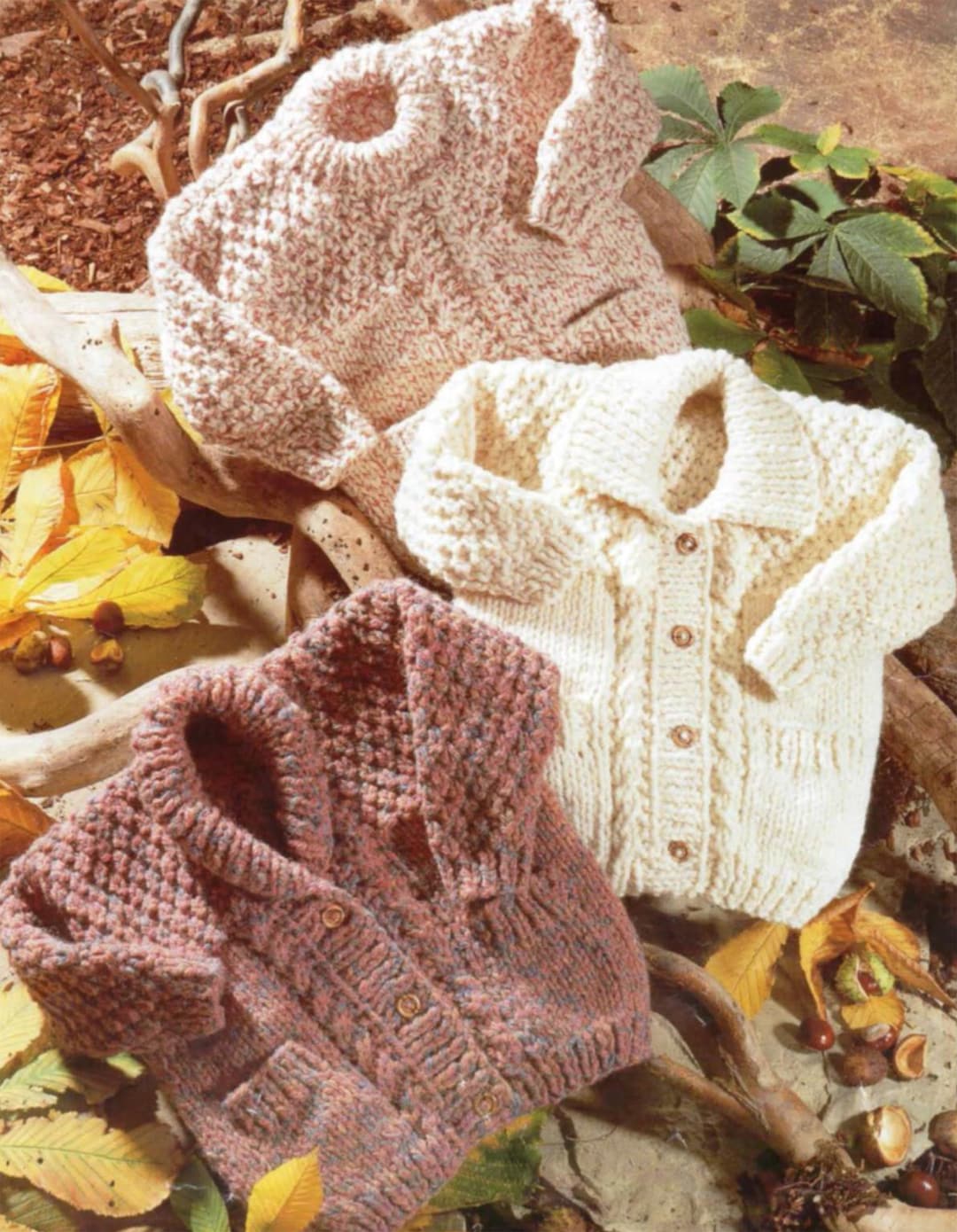 Easy Super Chunky Sweater & Cardigans Pockets Long Sleeves Boys Girls ...