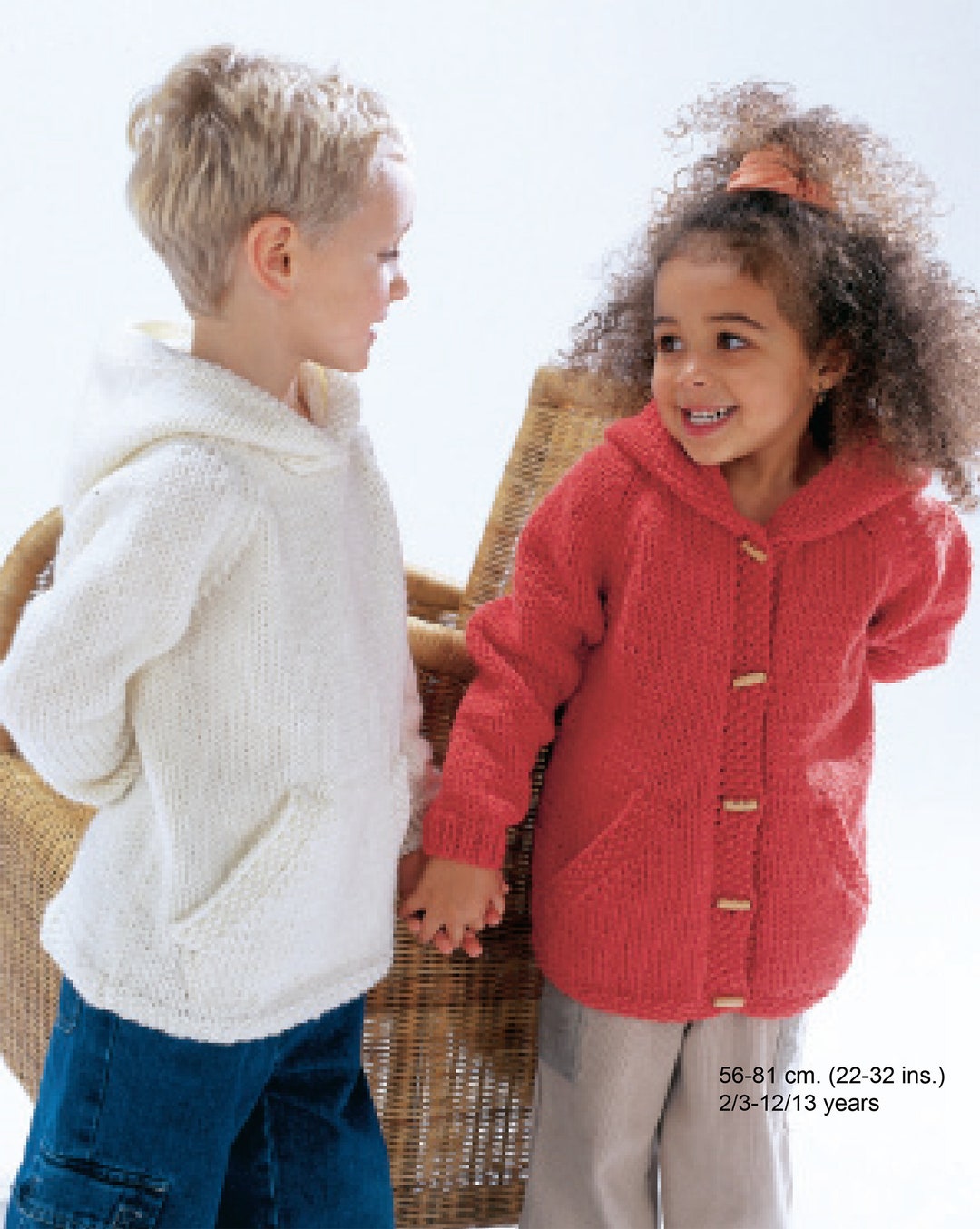 Easy Chunky Hooded Sweater Top & Jacket Hoodie Hoody Pockets Raglan ...