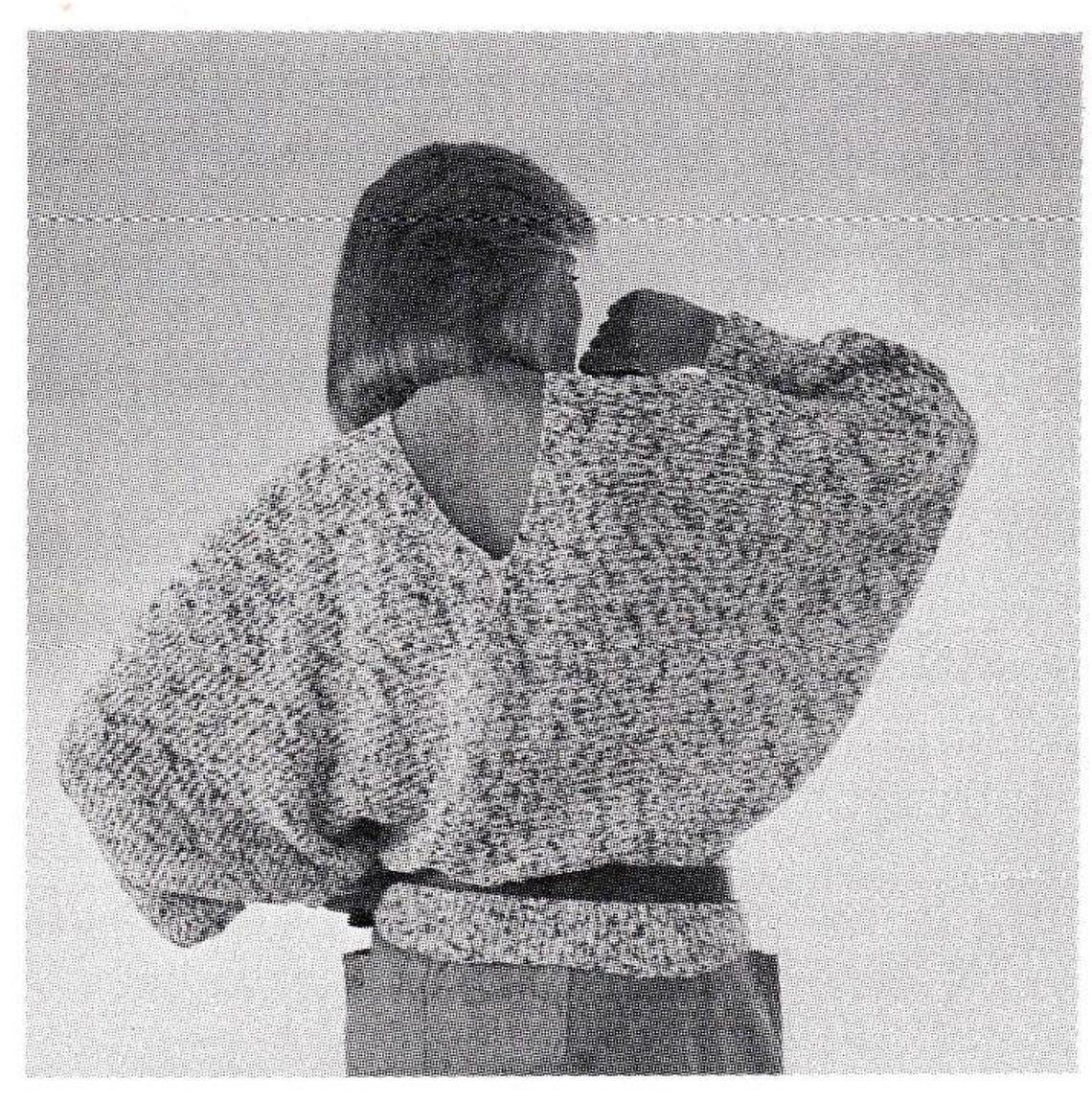 Womens Easy Beginner Round Neck Drop Sleeves Garter Stitch Baggy Top ...